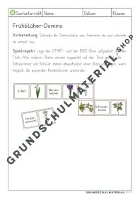 Frühblüher Klasse 1 Domino: Spielerisch lernen in der Grundschule